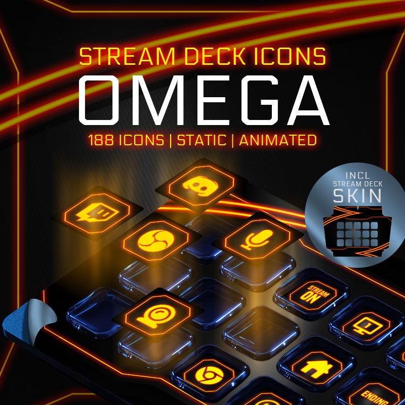 Fancy stream deck icons from streamers for streamers! 🔴