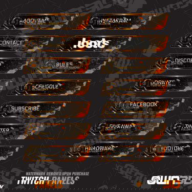 Clean Twitch Panels - #1 Shop for Streamers | OWN3D