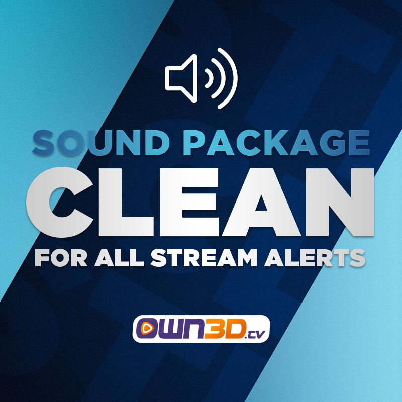 Clean Twitch Alert Sounds - OWN3D