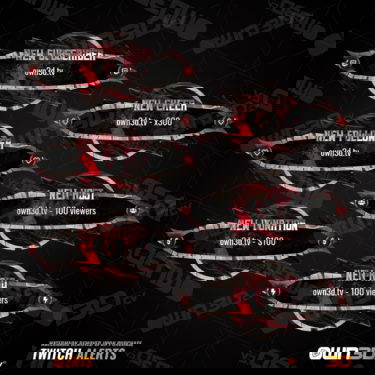 Unique Red Twitch Alerts - #1 Shop for Streamers | OWN3D