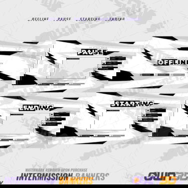 Minimal Intermission Banner - #1 Shop for Streamers | OWN3D
