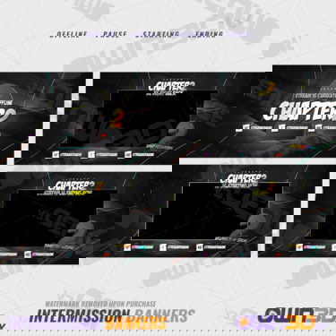 Neon Intermission Banner - #1 Shop for Streamers | OWN3D