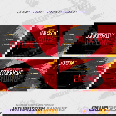 Brush Intermission Banner - #1 Shop for Streamers | OWN3D