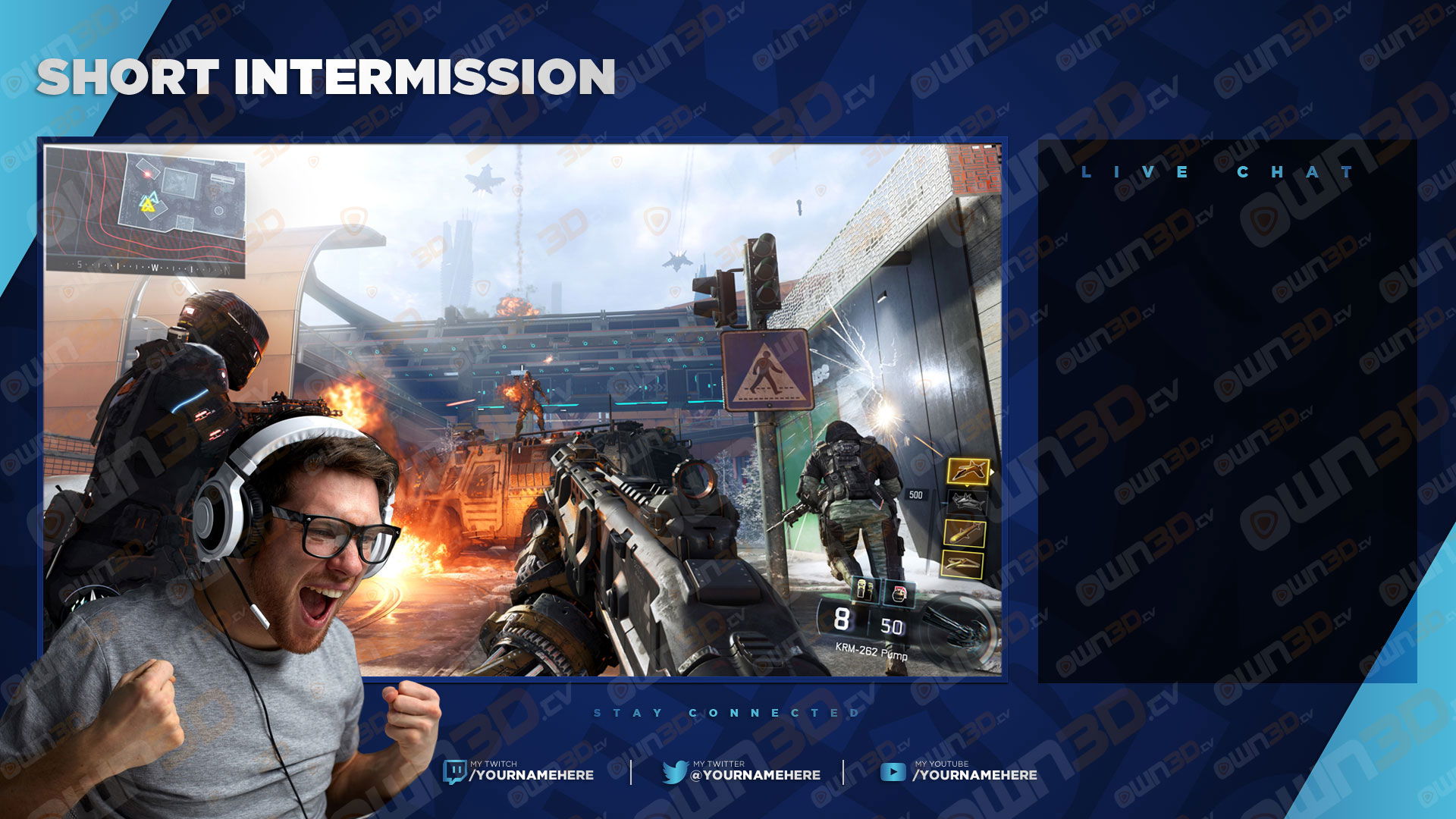 Clean Chat Overlay / Screen / Banner - OWN3D