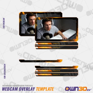 OPS Overlays pour Webcam - OWN3D