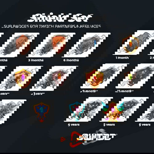 Twitch sub badges / twitch badges for your stream! 🔥