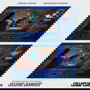 Talkshow Chat Overlay / Screen / Banner - OWN3D