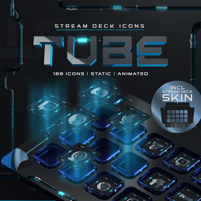 Tube Stream Deck Icons - #1 Shop for Streamers | OWN3D
