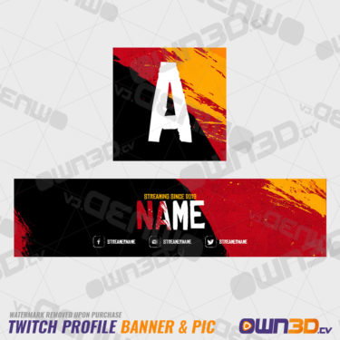 Hero Twitch Profile Banner & Picture - Loja #1 para Streamers | OWN3D