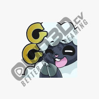 White Sheep GG Twitch Sub Emote | Twitch Sub Emotes - OWN3D