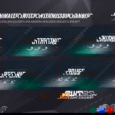 Unique Blue Intermission Banner - #1 Shop for Streamers | OWN3D