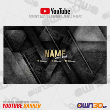 Heavy YouTube Banner - #1 Streamer Shop | OWN3D