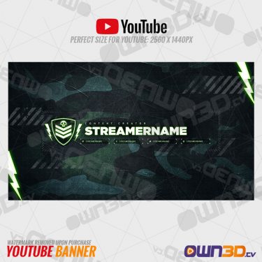 Military Banners de YouTube - OWN3D