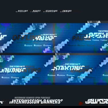 Flex Intermission Banner - #1 Shop for Streamers | OWN3D